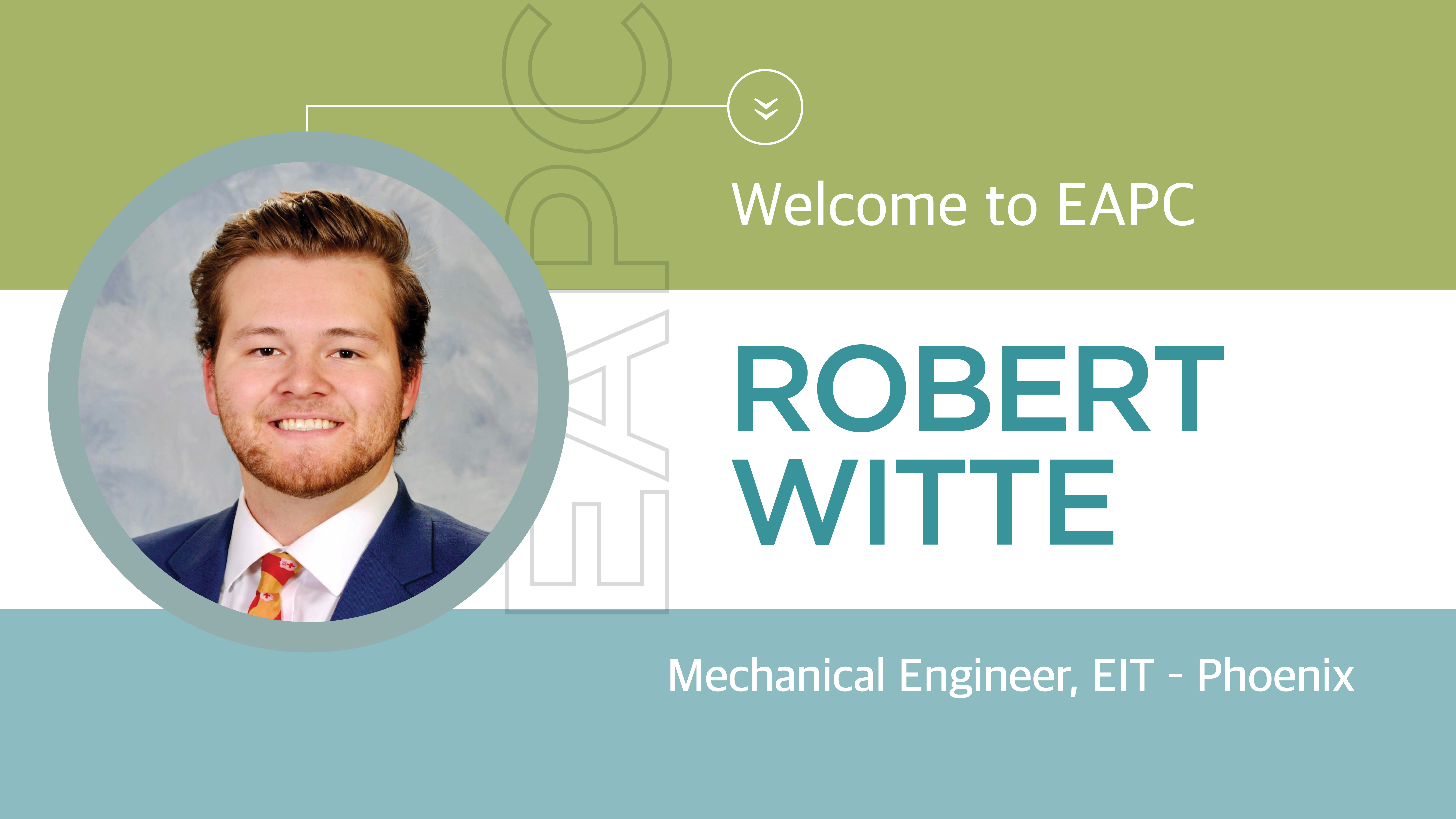 Welcome Robert Witte
